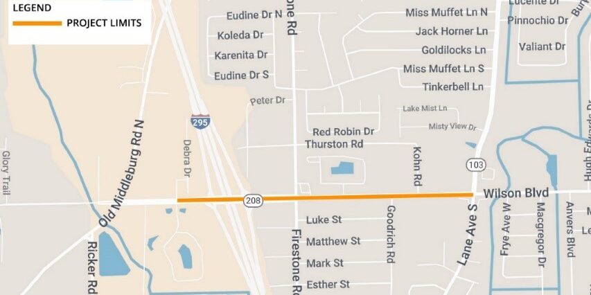 Wilson Boulevard Resurfacing Project - FDOT District 2 Traffic Incident ...